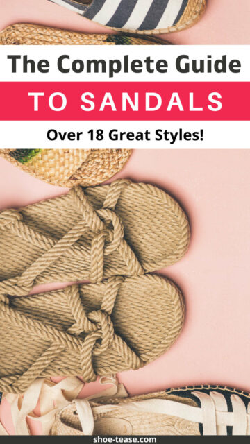 18+ Different Types of Sandals - Sandal Styles for Men & Women