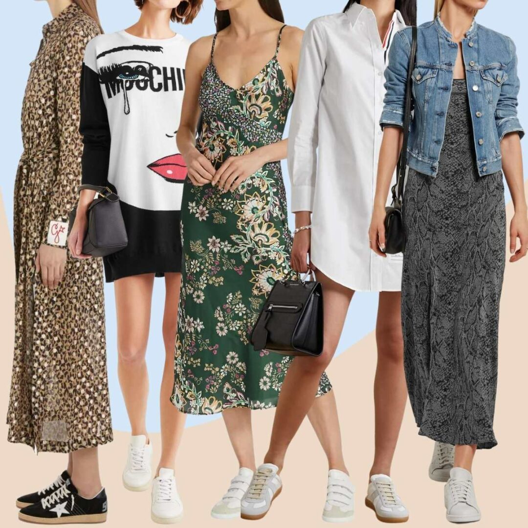 9 Best Cute Sneakers to Wear with Dresses & How to Style Them