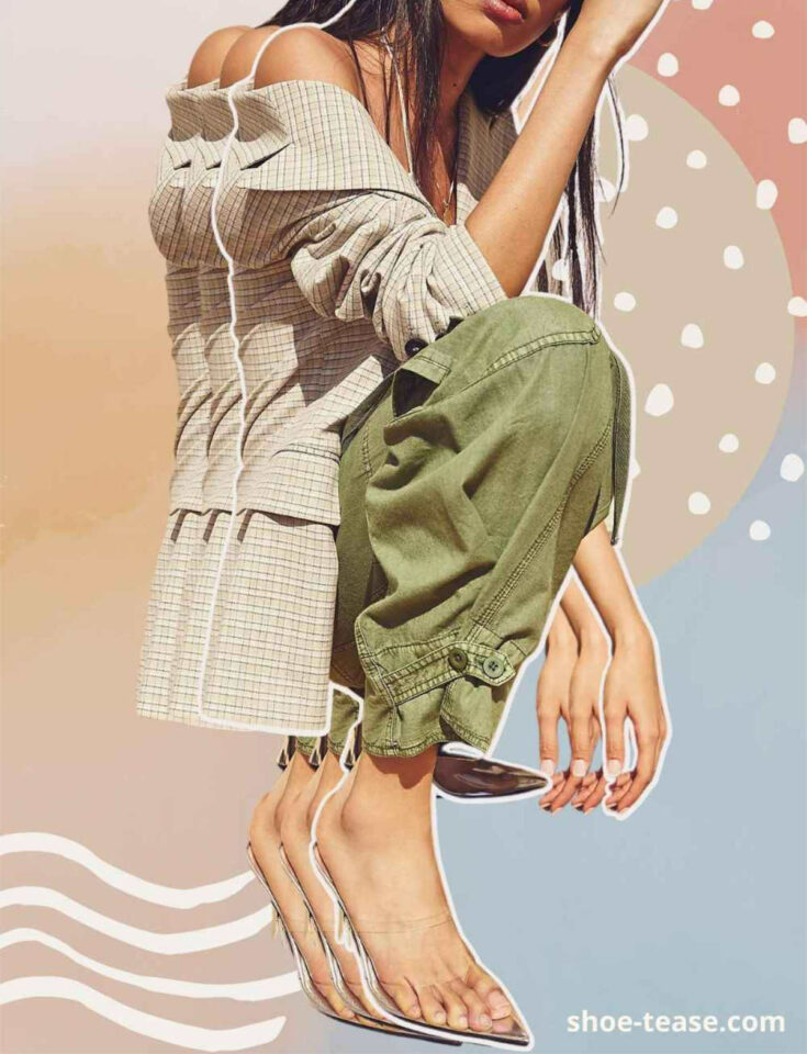 50+ Clear Heel Outfit Ideas for Women & How to Wear Clear Heels