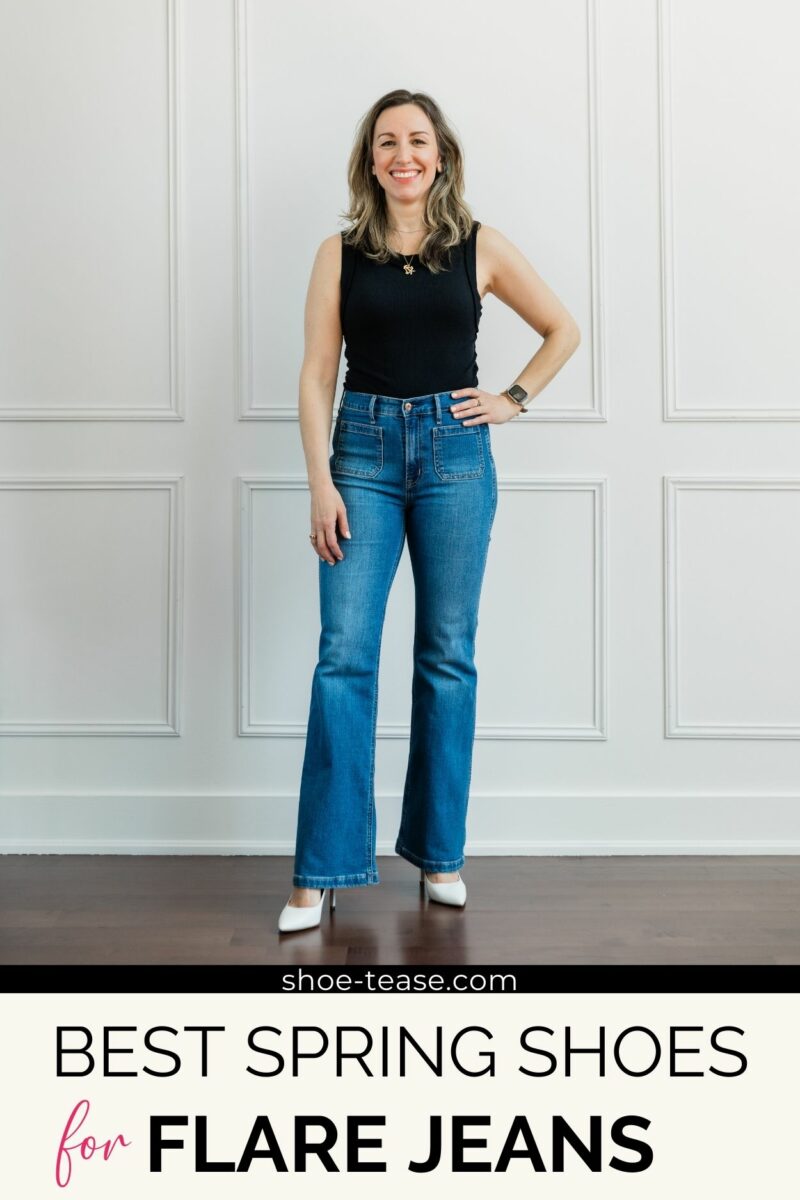 Spring shoes to wear with full length flare jeans | ShoeTease