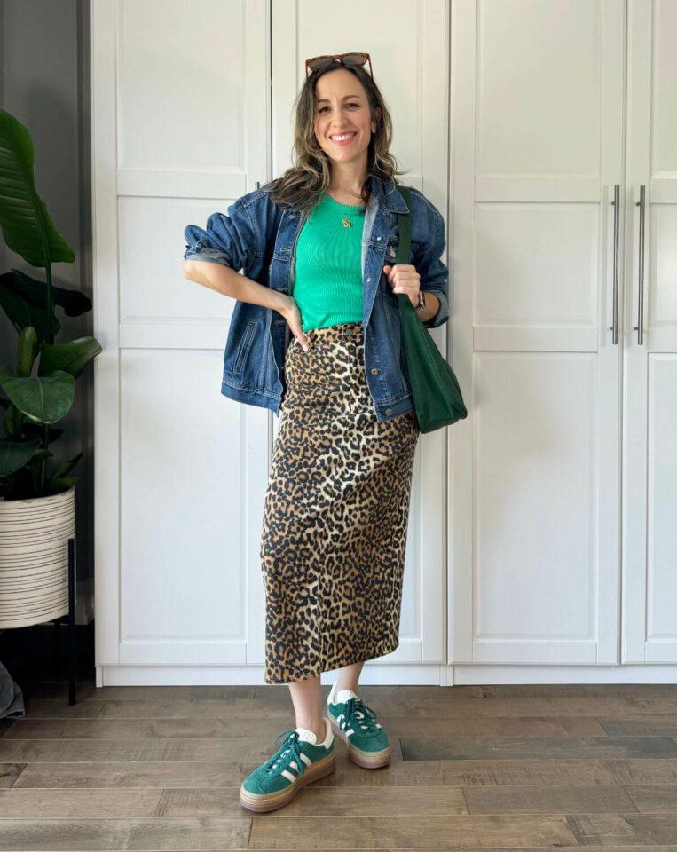 15+ Green Adidas Gazelle Bold Outfits Styled for Spring/Summer