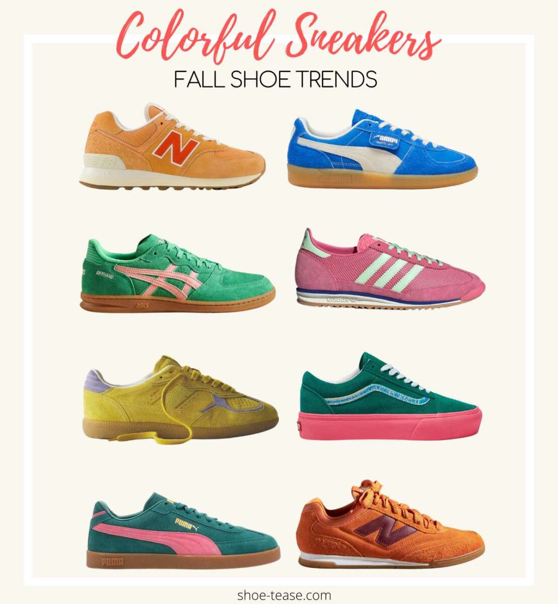 Fall 2024 Sneaker Trends: Top Colors, Shapes & Styling | ShoeTease
